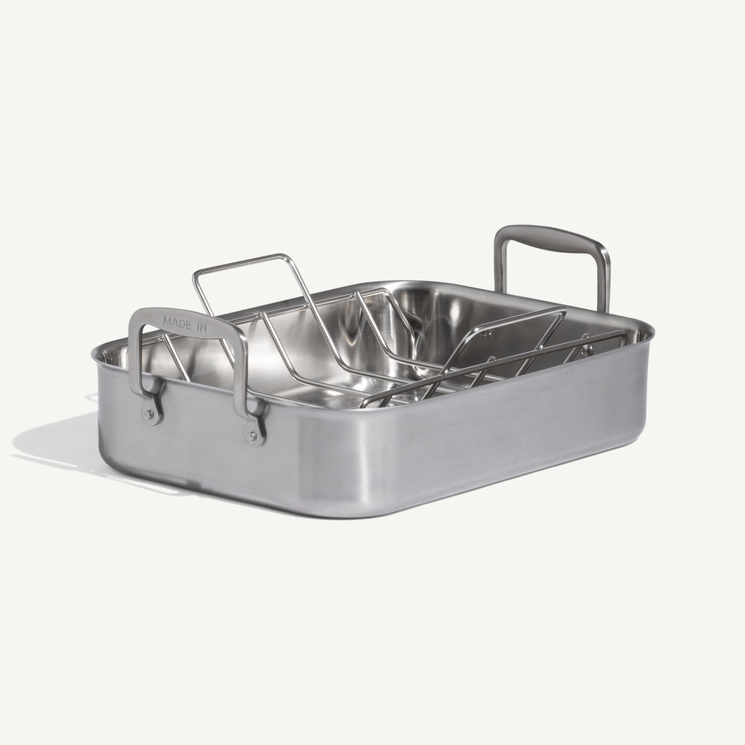 Stainless Clad Roasting Pan – Made In Cookware - UK
